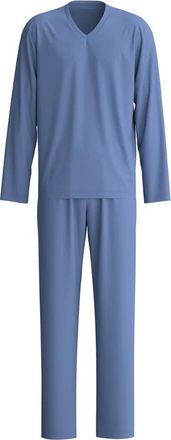 CALIDA Pyjama Relax Choice 1 - Homme - V&ecirc;tements de nuit et de d&eacute;tente - Bleu - Taille: M