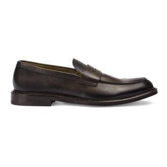Doucal's Homme, Chaussures, Brun, Taille: 41 1/2 EU Mocassino Penny Nappato