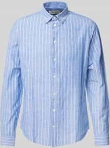 Casual Friday Regular Fit Freizeithemd aus Baumwoll-Leinen-Mix Modell ANDR&Eacute;