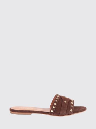 Via Roma 15 Sandalen Mit Absatz Damen Farbe Braun