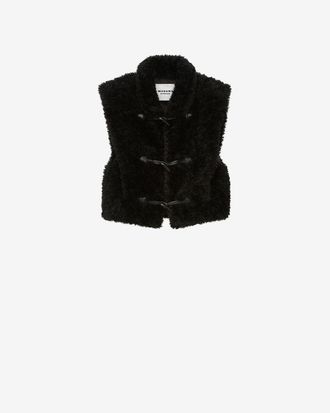 Isabel Marant Gilet Alisa - Femme - Noir - Taille40 - Marant &Eacute;toile