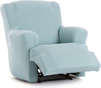 Eysa Bi-elastischer Sofabezug für Relaxsessel mit Füßen, Farbe: Marineblau, Harlem