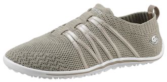 Dockers by Gerli Barfu&szlig;schuh DOCKERS BY GERLI, Damen, Gr. 40, grau (beige, natur), Textil, Schuhe Barfu&szlig;schuh, Schlupfschuh, Sneaker, Sommerschuh in l&auml;ssiger Strick-Op