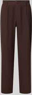 Strellson Relaxed Fit Bundfaltenhose mit Logo-Detail Modell Lui