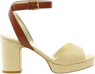Ines De La Fressange Femme, Chaussures, Brun, Taille: 40 EU Sandale Plateforme
