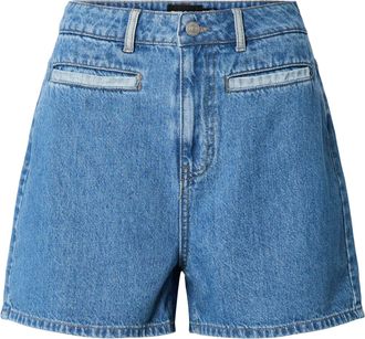 Pieces Female Jeansshorts PCFIE HW Patchwork