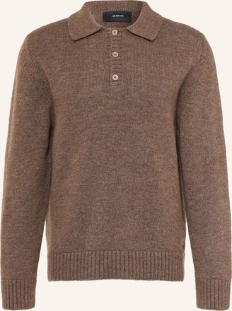IM BRIAN Im Brian Strick-Poloshirt braun