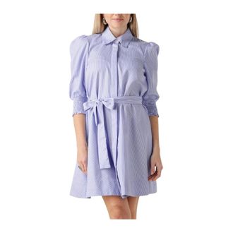 Est'seven Damen, Kleider, Blau, SGr&ouml;&szlig;e