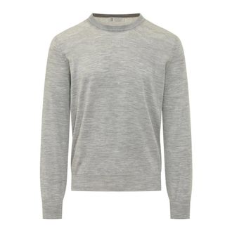 Brunello Cucinelli Herren, Strickwaren, Grau, 3XLGr&ouml;&szlig;e