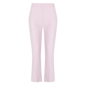 Elisabetta Franchi Femme, Pantalons, Rose, Taille: 42 FR Pantalon Court Évasé Rose
