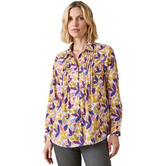 Daxon by - Chemisier effet plastron manches longues