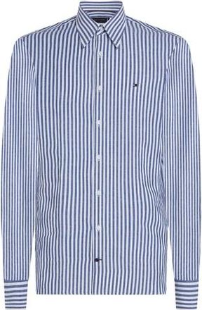 Tommy Hilfiger Chemise ray&eacute;e en coton et lin