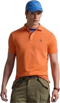 Polo Ralph Lauren Homme, Tops, Orange, Taille: XL Polo en maille coupe classique