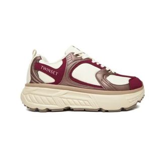 Twin-Set Running Shoes Model 252Tcp01C Color Bordeaux, Size 36 EU 00020 Bordeaux 36, 00020 Bordeaux, 37 EU