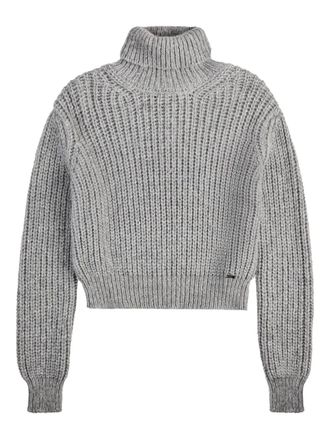 Fay pull &agrave; col roul&eacute; - Gris