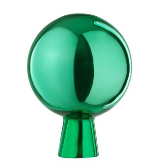 Cristalica Rosenkugel Medium Gartenkugel verspiegelt 17cm Grün