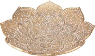 Atmosphera Atmosphera - Schale oasis harz vergoldet d29,5cm