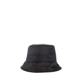 Gucci Logo nylon bucket hat