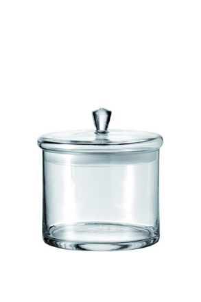 Leonardo Dose, Klar, Glas, rund, 20 cm, Ordnen & Aufbewahren, Dosen