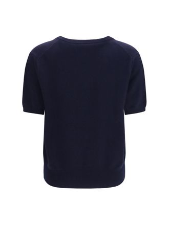 Extreme Cashmere Womens N&deg;490 Martina Cashmere Blend Sweater Navy