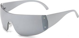 Generic Lunettes De Soleil Tendance Hommes Et Femmes Grand Cadre Lunettes De Soleil De F&ecirc;te De Vacances(Gray)