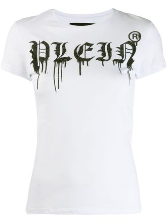 Philipp Plein t-shirt &agrave; logo - Blanc