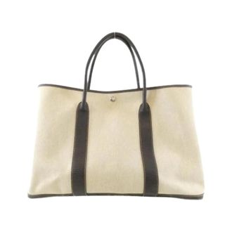 Herm&egrave;s Pre-owned Vintage Toile H Tote - - Pre-owned - Damen - Beige - ONE SIZE