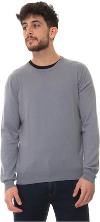 Gran Sasso Pull col rond - Homme - Pulls - Gris - Taille: M