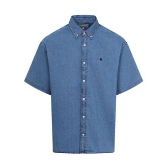 Carhartt Work in Progress Herren, Shirts, Blau, MGr&ouml;&szlig;e