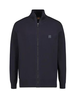 Boss Orange by Hugo Boss BOSS Orange Herren Pullover blau unifarben