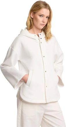 Kocca Femme, Vestes, Blanc, Taille: 44 FR Veste l&eacute;g&egrave;re style chemise douce