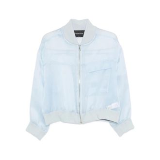Fabiana Filippi Femme, Vestes, Bleu, Taille: 34 FR Bomber Jacket
