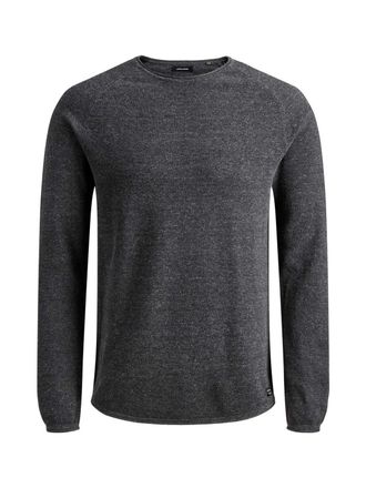 Jack & Jones Herren Jjehill Knit Crew Neck Noos Pullover Sweater, Black, XXL EU