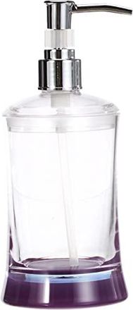 Premier Housewares Lotion- / Seifenspender aus Acryl lila/transparent