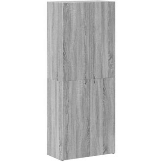 vidaXL Aktenschrank Grau Sonoma 60x32x153 cm Holzwerkstoff - Vidaxl