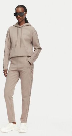 Emporio Armani Jogginganzug 7W000116 AF10443 U6100 Dunkelbeige Regular Fit