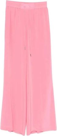 Ermanno Scervino Femme, Pantalons, Rose, Taille: 42 FR Bubble Silk Pants
