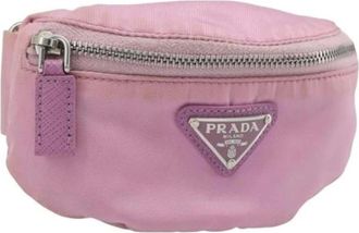 Prada Pre-owned Vintage Pouch - Femme - Pre-owned - Rose - Taille: ONE Size