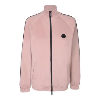 Moncler Technische Strickjacke - - Sweatshirts & Hoodies - Damen - Rosa - XS