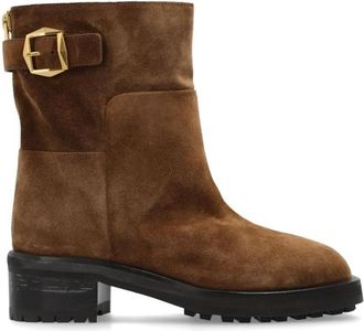 Jimmy Choo London Stiefel - Ankle Boots With Rounded Toe And Heel - Gr. 36 (EU) - in Schwarz - für Damen