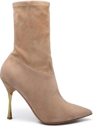 Valentino Garavani Stiefel - Twisted Heel Boots - Gr. 35 (EU) - in Beige - f&uuml;r Damen