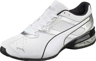 Puma Herren Tazon 6 Cross Trainer Sneaker, White Silver Black, 42 EU