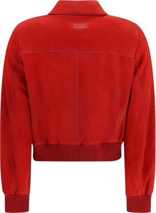 Valstar Suede Goatskin Jacket - Red
