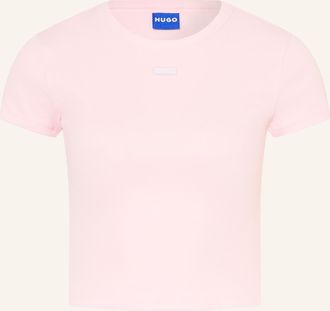 HUGO BOSS Hugo Cropped-Shirt rosa