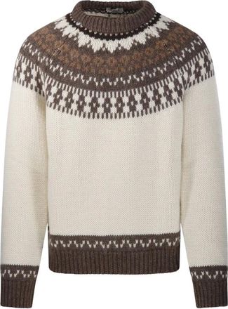 Altea Pull Col Rond - Homme - Pulls - Beige - Taille: M
