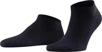 Falke Herren Sneakersocken Family M Sn nachhaltige Baumwolle kurz einfarbig 1 Paar, Blau Dark Navy 6375, 39-42