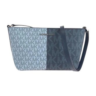 Michael Kors Sac &agrave; bandouli&egrave;re en PVC Pre-owned - Femme - Pre-owned - Bleu - Taille: ONE Size
