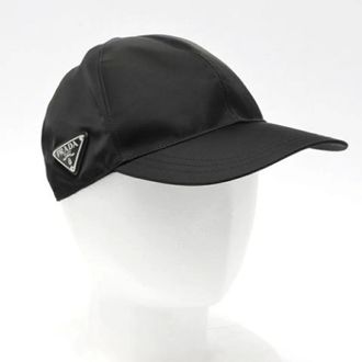 Prada unisex, Pre-owned, Noir, Taille: ONE Size Chapeau en nylon Pre-owned