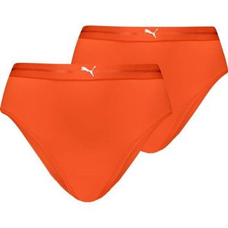 Puma Damen Unterhose HIGH WAIST BRAZILIAN 2P
