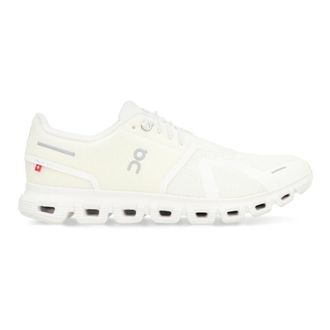 On Running Cloud 6 Baskets Basses Polyester - Femme - Chaussures - Blanc - Taille: 40 EU